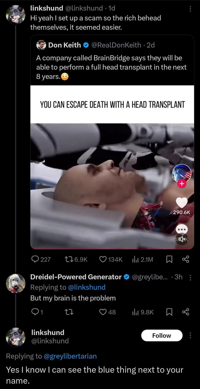 Thinking... a head - 9GAG