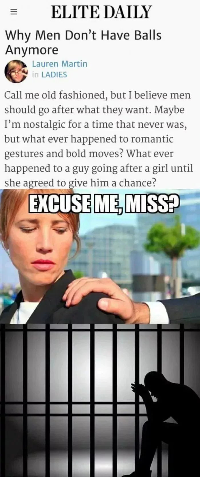 Maybe we do have the balls, but we don't want you? Maybe just maybe XD - 9GAG