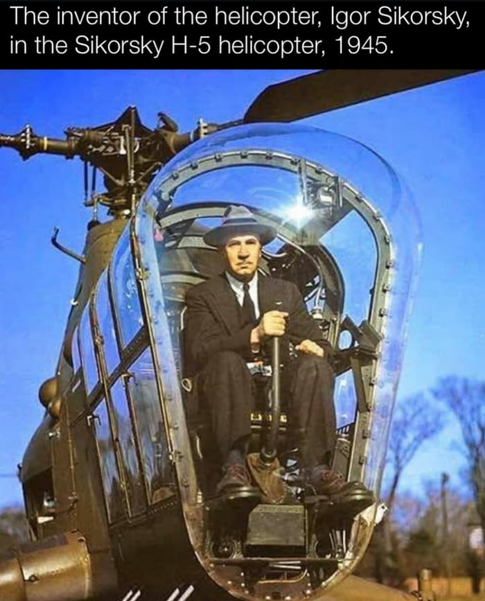 Igor Sikorsky, a pioneering Russian-American aviation engineer, is ...