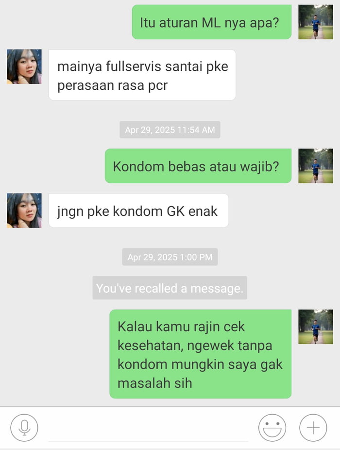 Kalau di dunia ini gk ada penyakit PMS/virus kelamin sih santai aja, tp kenyataannya & ngeri ...