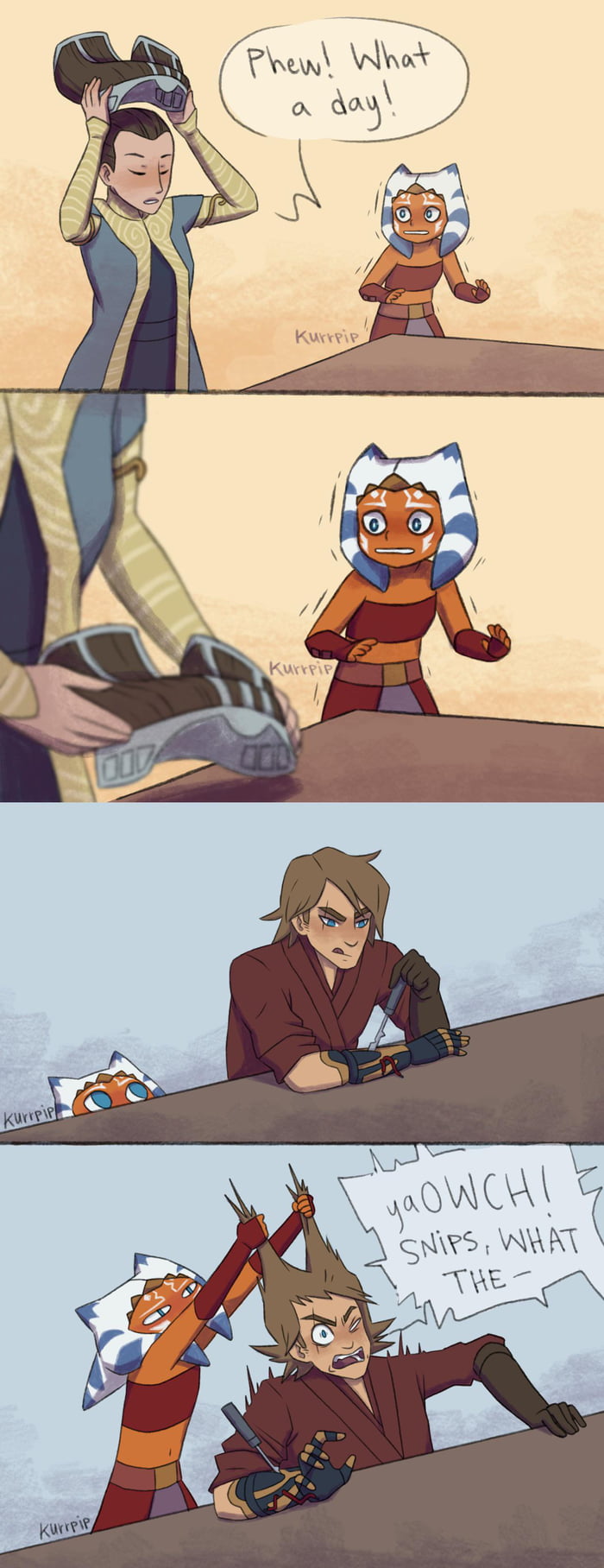 Ahsoka doesn’t understand hair - 9GAG
