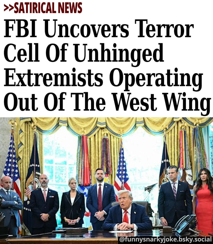 FBI Uncovers Terror Cell Unhinged Extremists Operating Out of West Wing ...