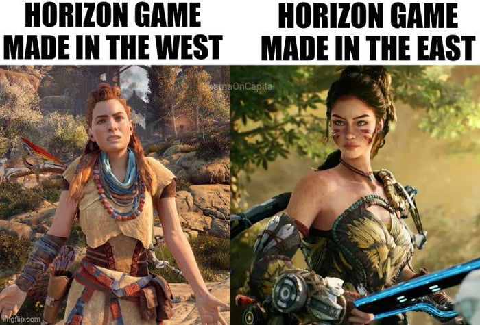 Horizon and its Chinesium copycat - 9GAG