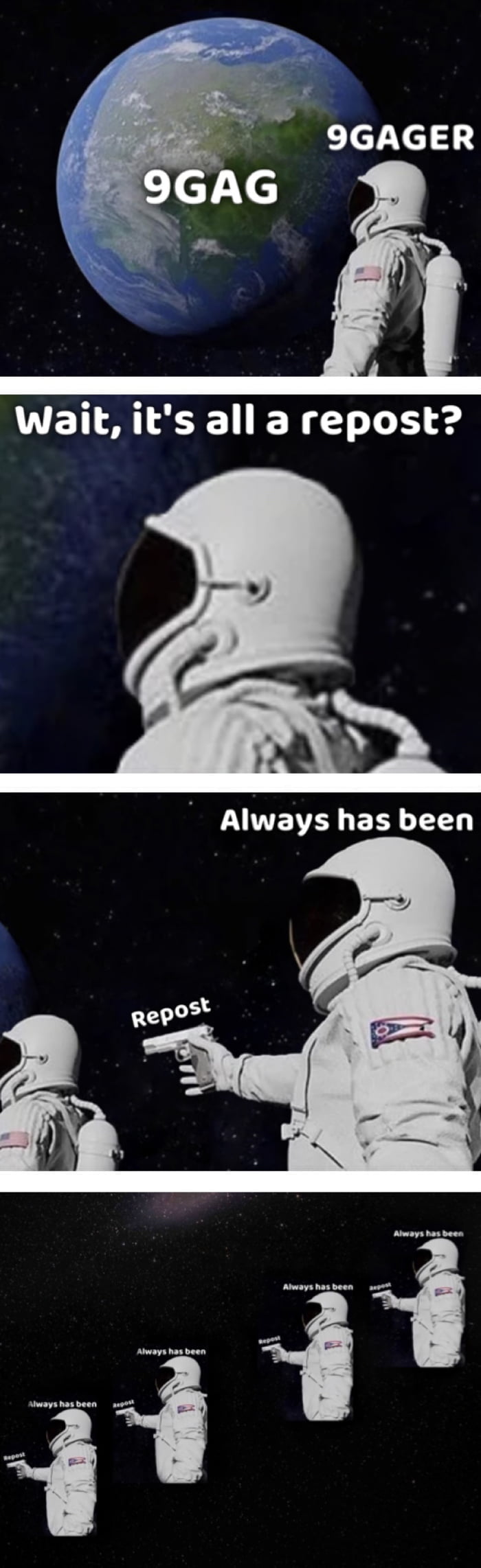 Traditional Repost - 9GAG