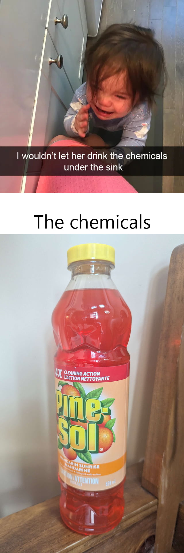 Cleaning Product or Fruit Juice? - 9GAG