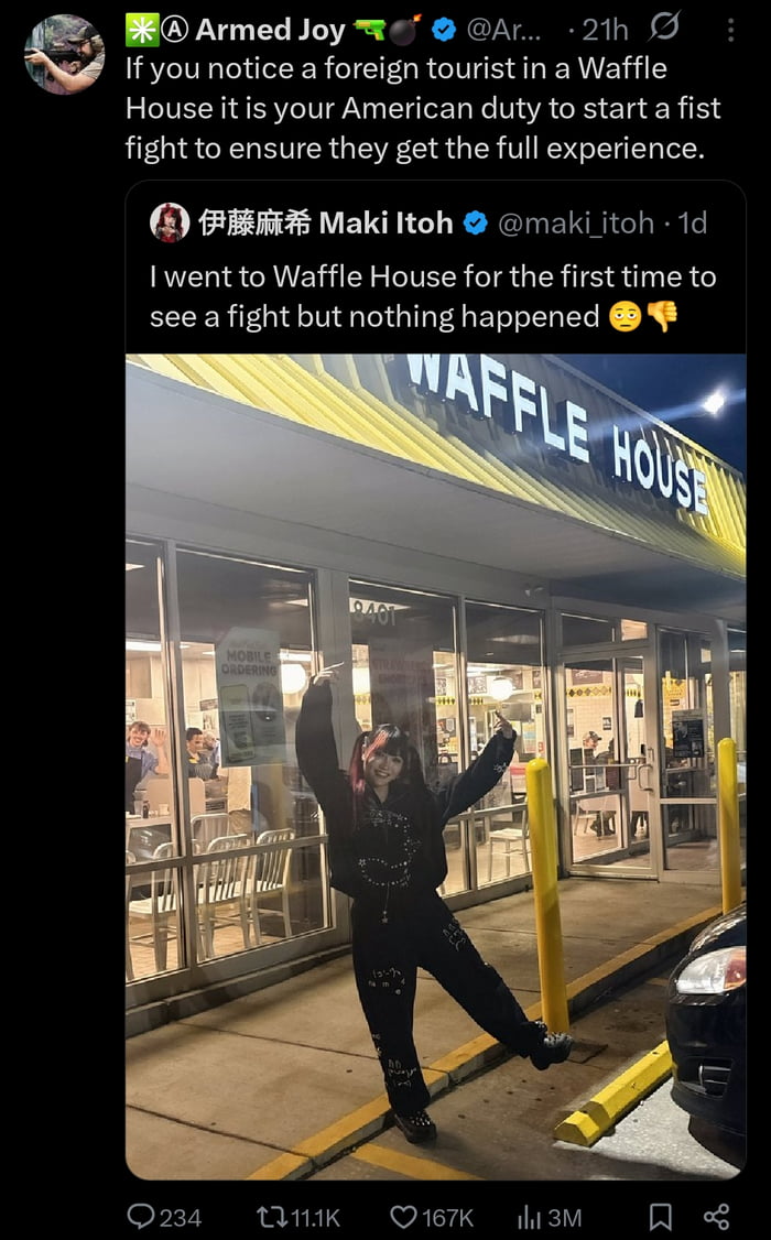 Expectation vs reality at Waffle House. - 9GAG