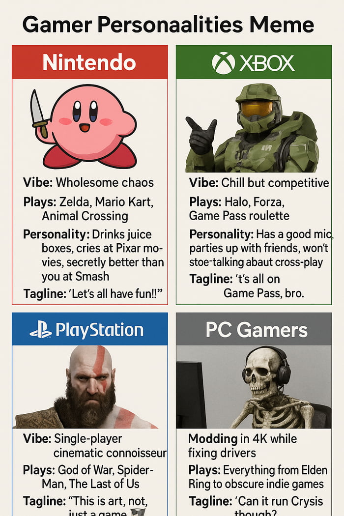 Consoles x pc - 9GAG