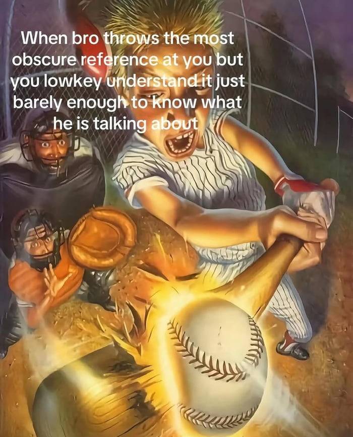 The feeling when the deep cut reference just clicks enough. - 9GAG