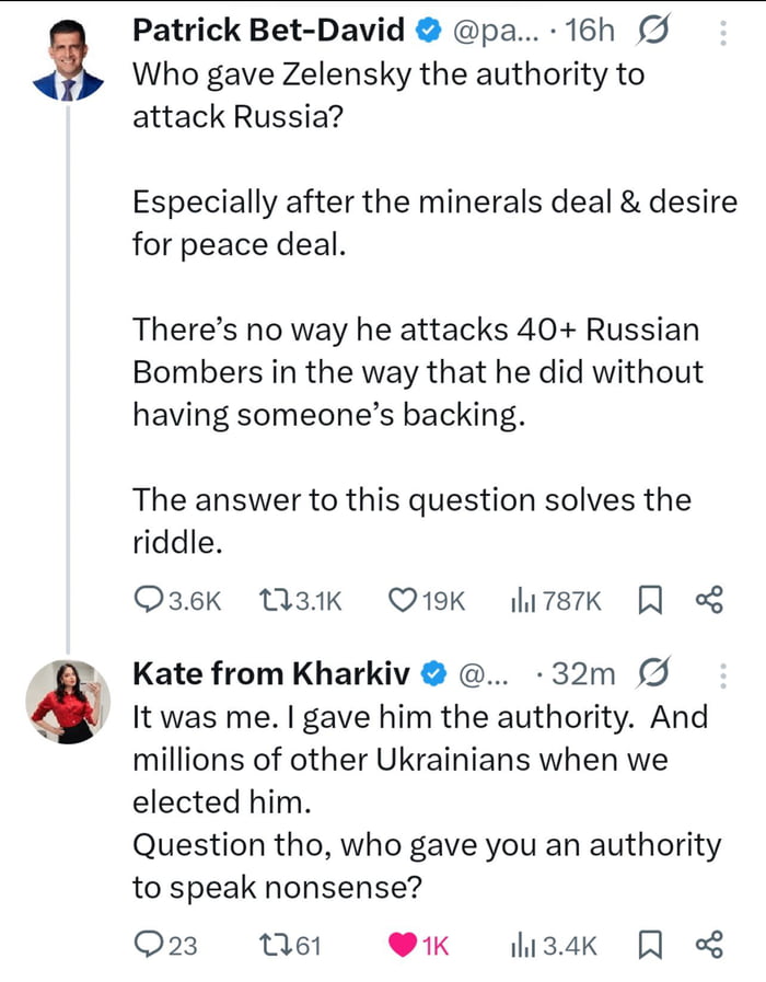 When the reply is better than the original question. - 9GAG