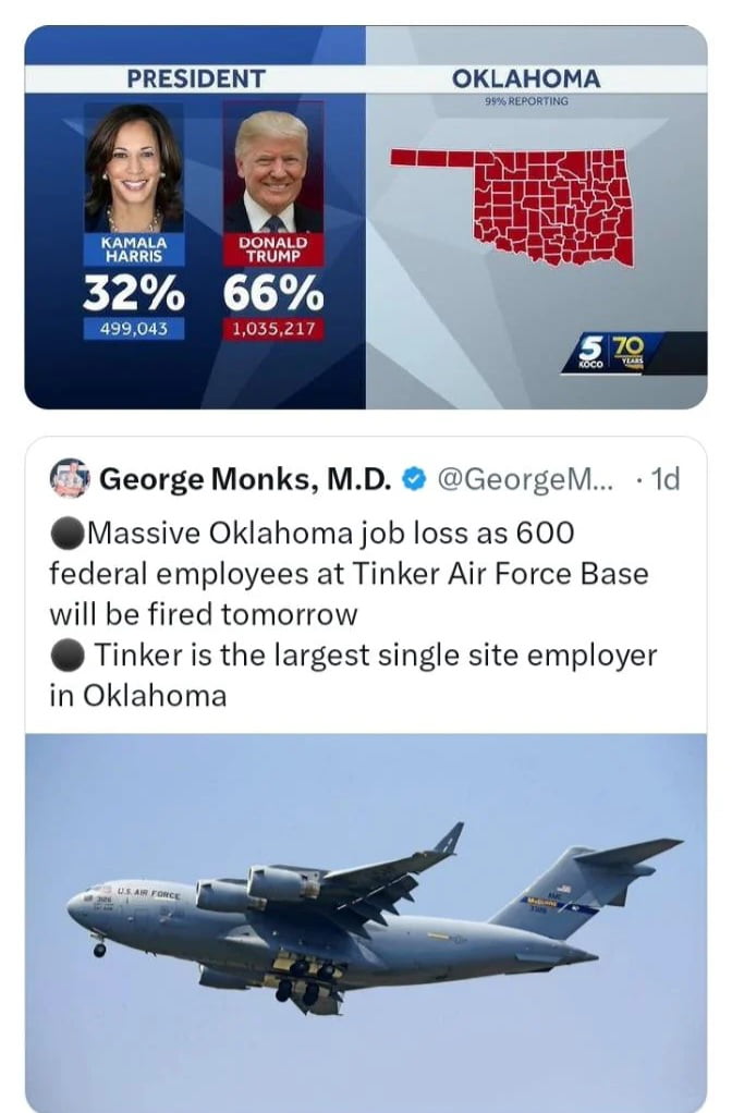 When you get what you voted for but somehow just repeating to yourself ...