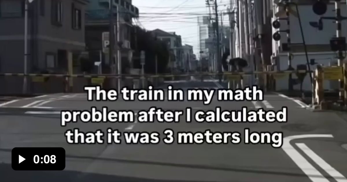 I once calculated a tunnel length to be -76km - 9GAG
