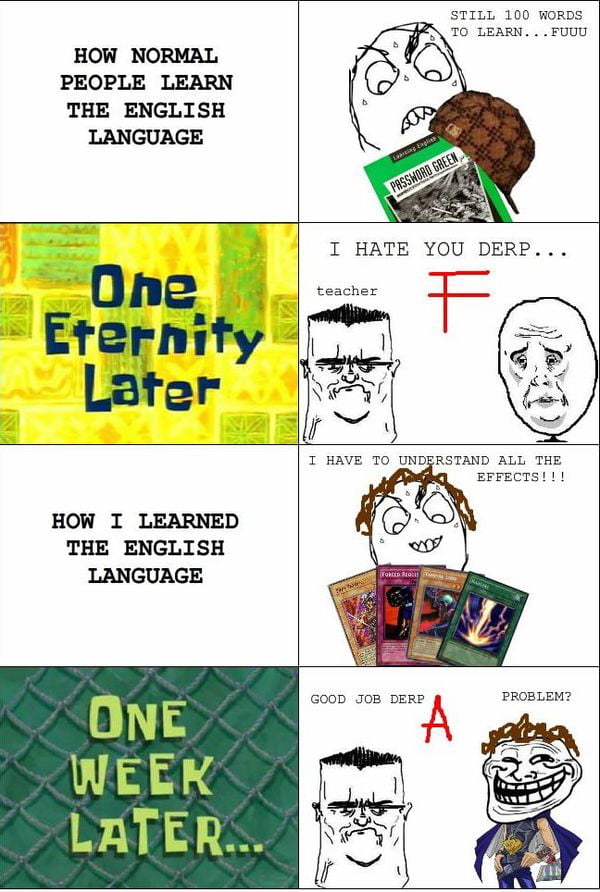 I never learned a new language this fast. - 9GAG