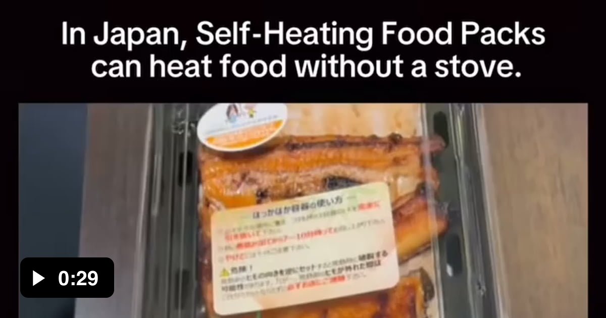 This self-heating food pack is a game changer for instant meals - 9GAG