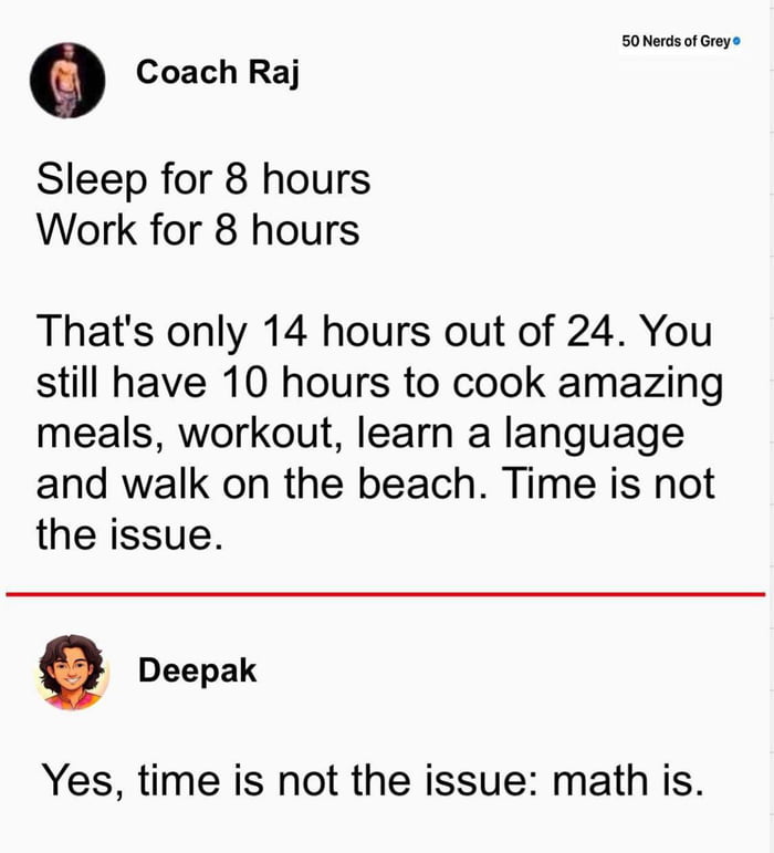 When your math skills are as good as your time management. - 9GAG