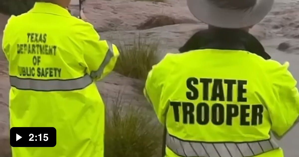 The rapid rise of water in Central Texas, highlighting the sheer force ...