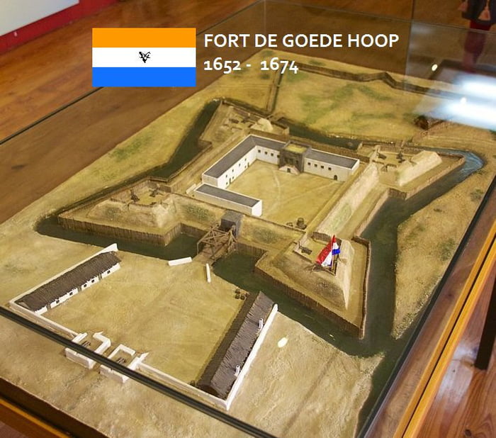 Fort de Goede Hoop - Jan van Riebeeck in 1652 - It was a square fort ...