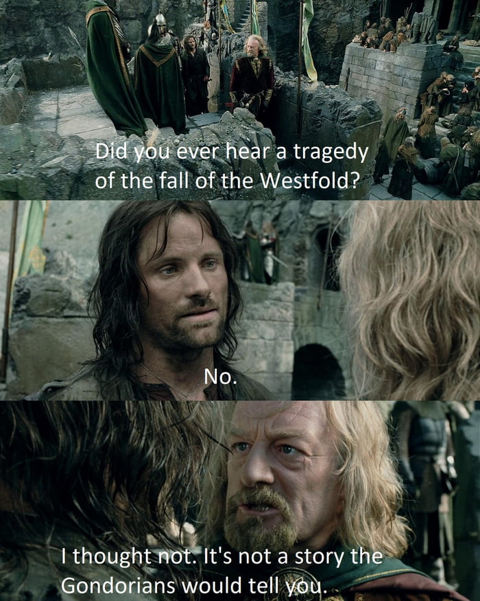 A tragedy of the fall of the Westfold - 9GAG