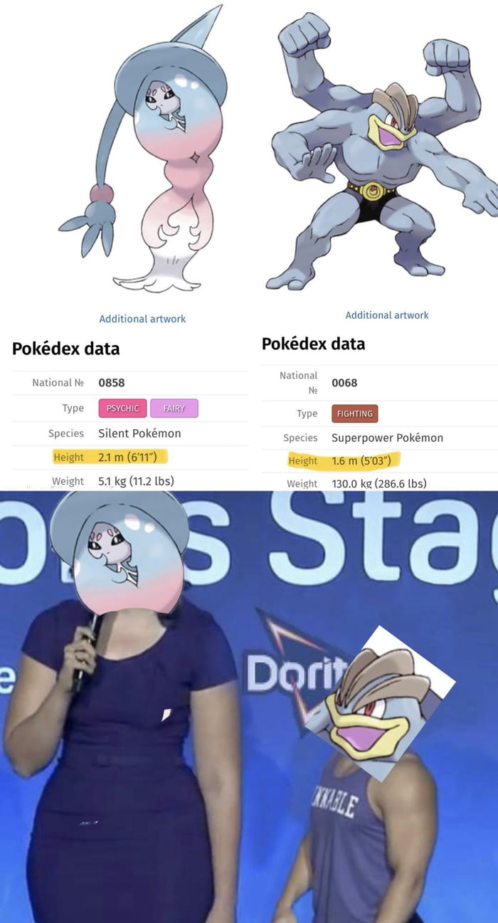 What’s your favorite instance of “Absurd Pokemon Sizes”? - 9GAG