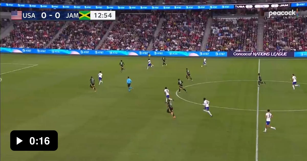 USA -0 Jamaica - Christian Pulisic 14' - 9GAG