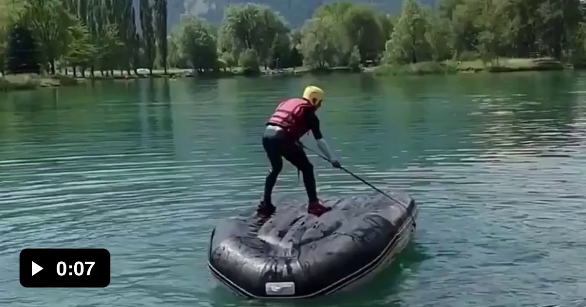 Technique for flipping an overturned raft - 9GAG