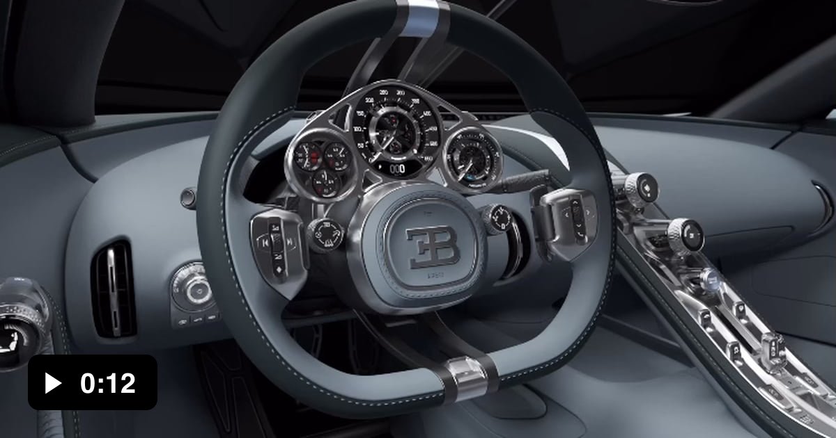 Bugatti Tourbillon’s Steering Wheel - 9GAG