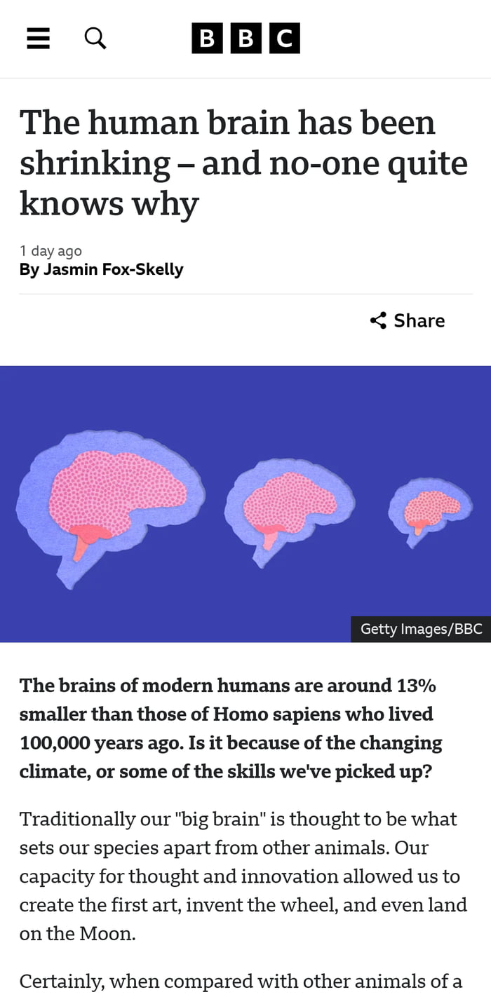 I'd beg to differ, but can't, my brain's too small - 9GAG