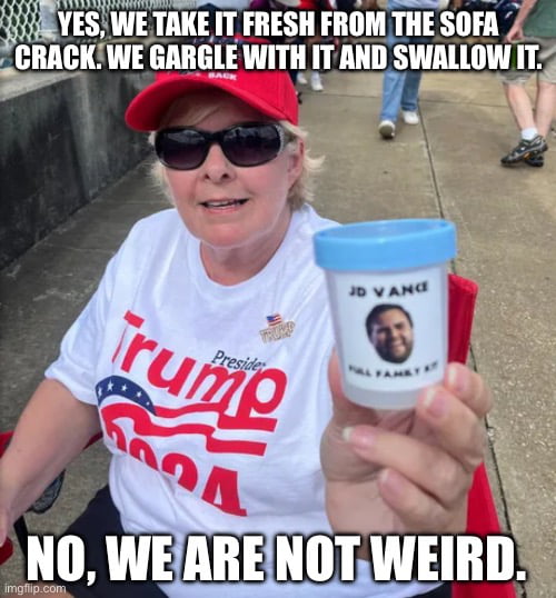 Every sperm is holy in the MAGA cult - 9GAG