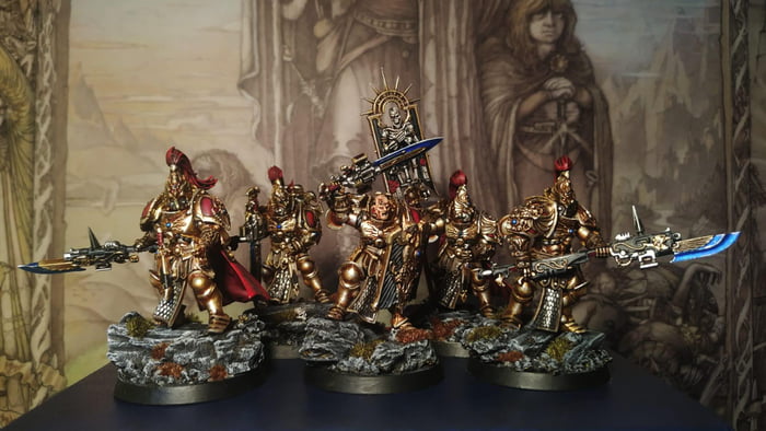 Custodes unit with brand new artificer legs - 9GAG