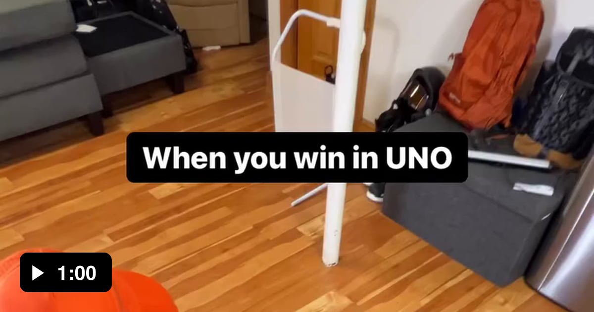 "when you win in uno" by "llegendaryjay" on ig - 9GAG