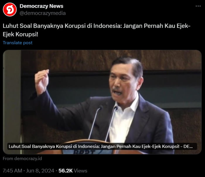 Statement begini biasanya karena terlalu dipercayakan sama bossnya ...