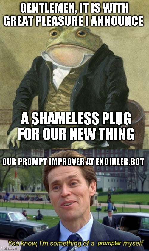 It's free. No login. engineer.bot - 9GAG