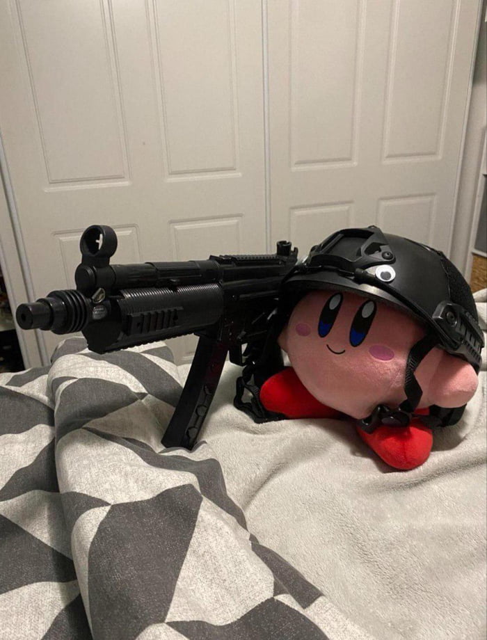 Tactical Kirby, the protector of planet Popstar - 9GAG