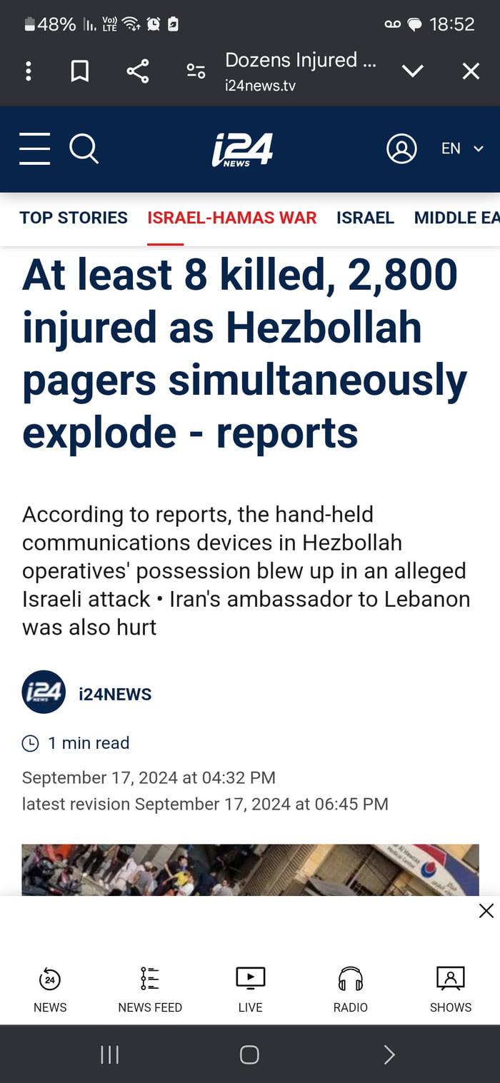 Pagers explode in Lebanon - 9GAG