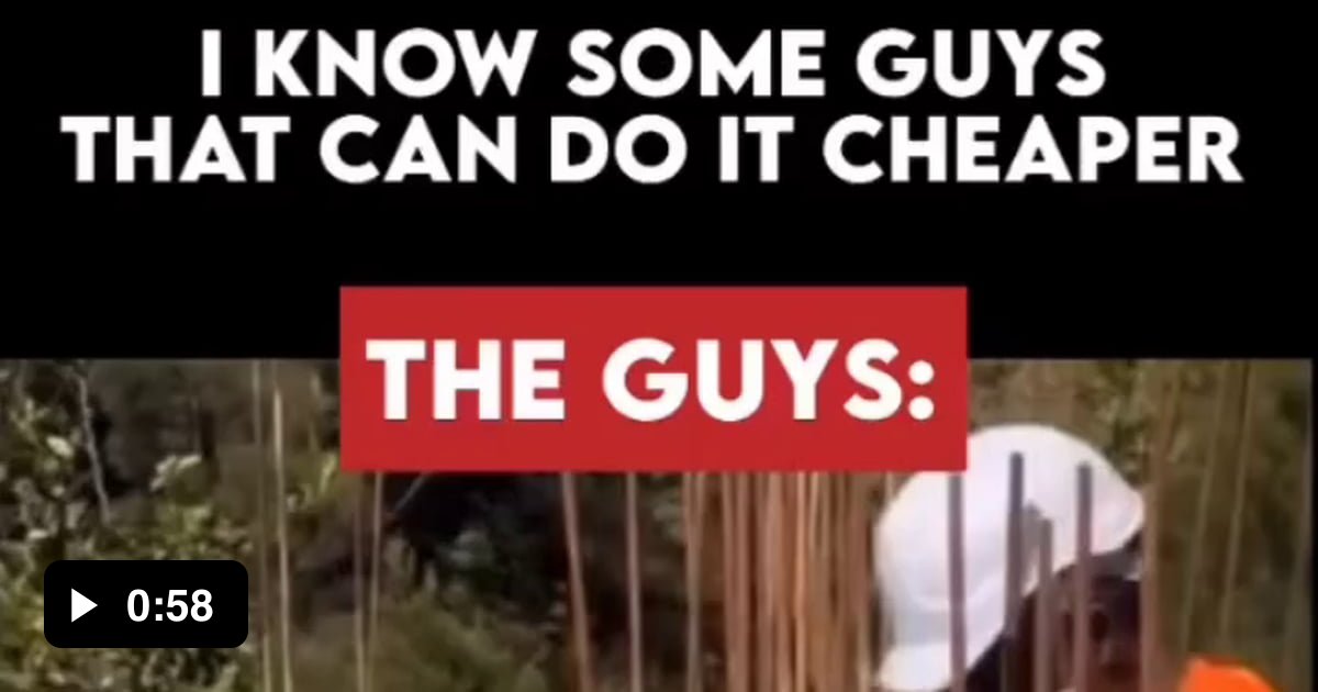 What “I got guys who can do it cheaper” looks like: - 9GAG