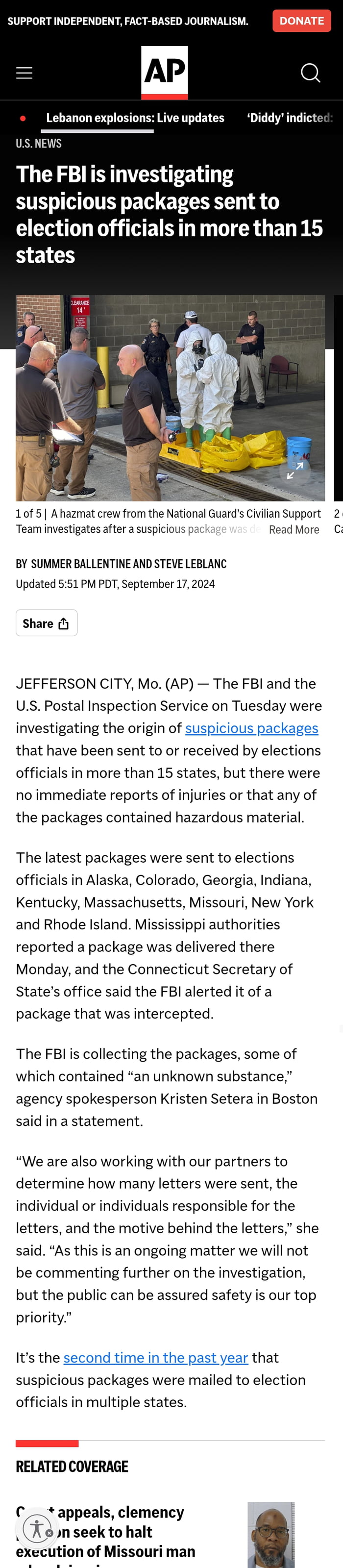 Take a guess which domestic terrorists sent these suspicious packages ...