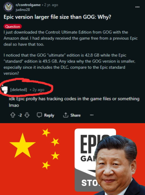 Everyone talking about the TikTok ban and no one questions the free game every week from Epic ...