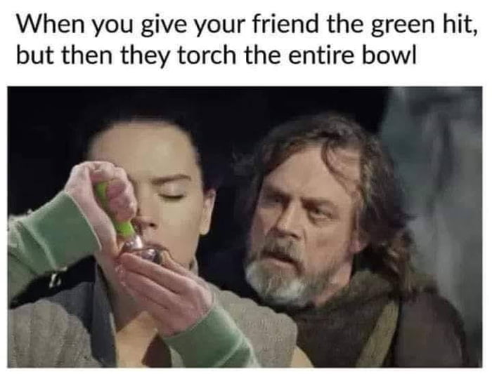 That's when he noticed he was training the offspring of a Sith Lord... - 9GAG