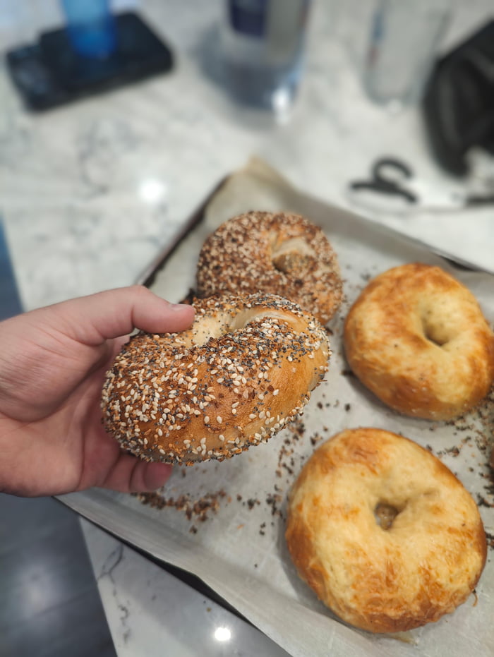 Homemade bagels! 6th attempt. - 9GAG