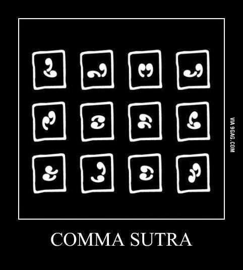 Comma sutra - 9GAG