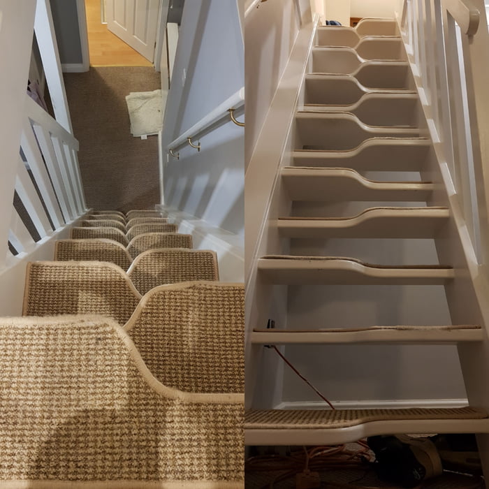 A friend's staircase, with thirteen steps and the first step up on the ...