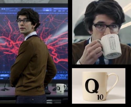 In Skyfall, Q has a scrabble mug with his initial on it - 9GAG