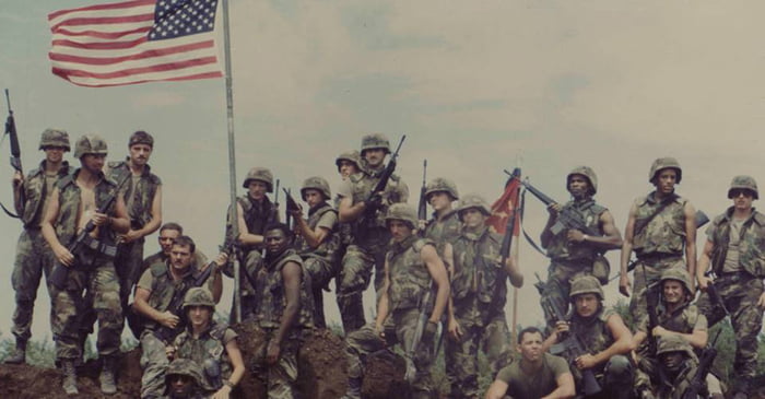 Operation Urgent Fury in 1983. - 9GAG