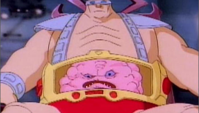 Things that scared me as a child: TMNT´s Krang - 9GAG