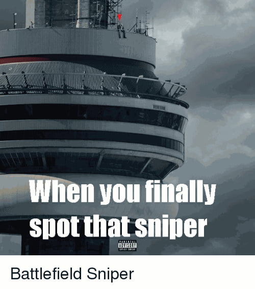 When you finally spot that sniper - 9GAG