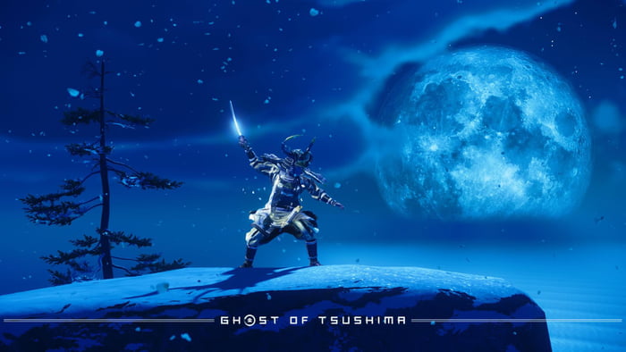The Samurai with the Moon Stance (Ghost of Tsushima - Legends) - 9GAG