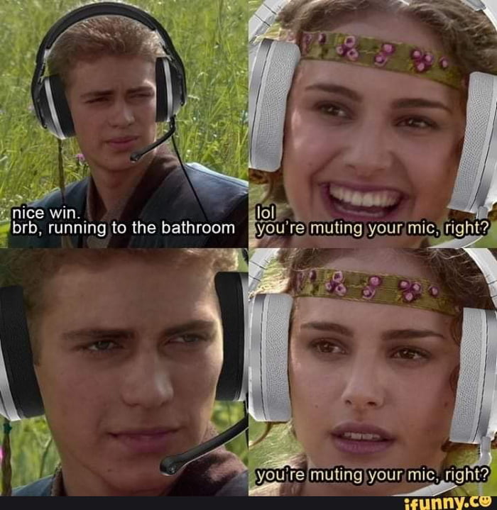 The joys of hot mic. - 9GAG