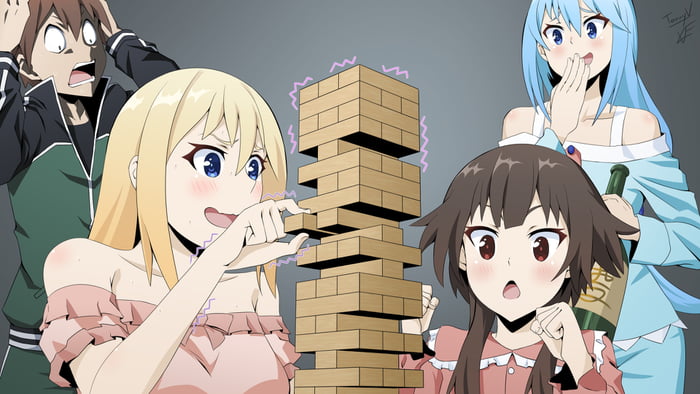 Konosuba Jenga - 9GAG