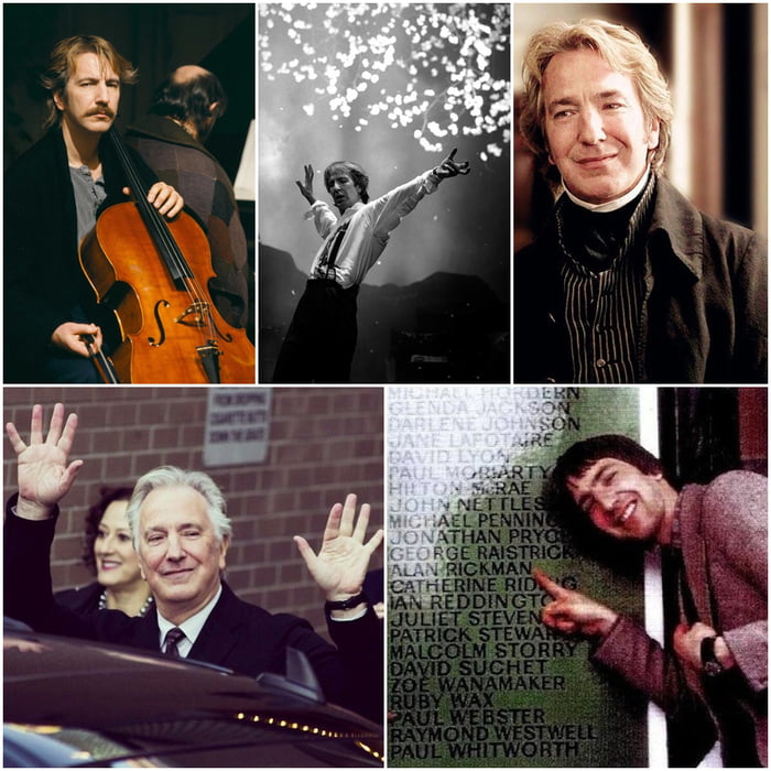 Alan Rickman's birthday is today so let's remember and appreciate him ...