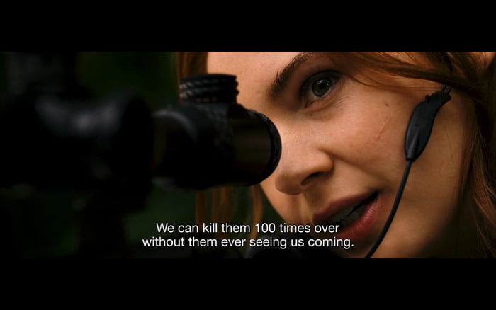 Dat sniper in Gunpowder Milkshake - 9GAG