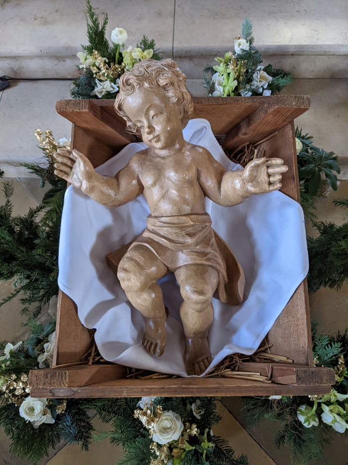Buff Baby Jesus Never Skipped Leg Day 9GAG